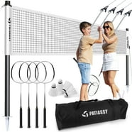 EastPoint Sports Combo Set - Volleyball & Badminton, Adjustable Net, 2 ...