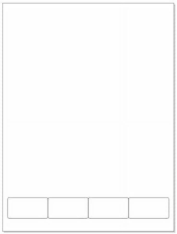 Patient ID Integrated Labels, Medication Labels, 4 per Sheet, Size 2"x1 ...