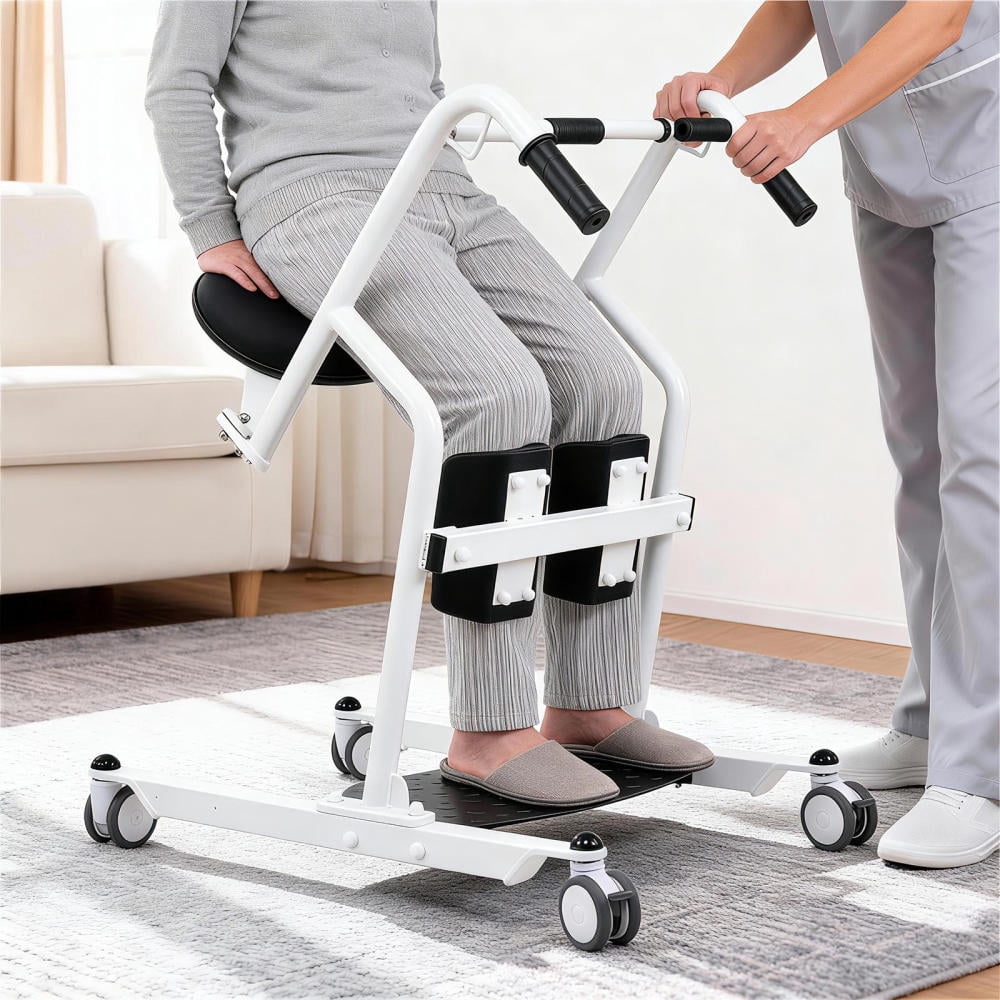 Patient Lift Chair Transport Unit, Sit to Stand Lift Assist Device with ...