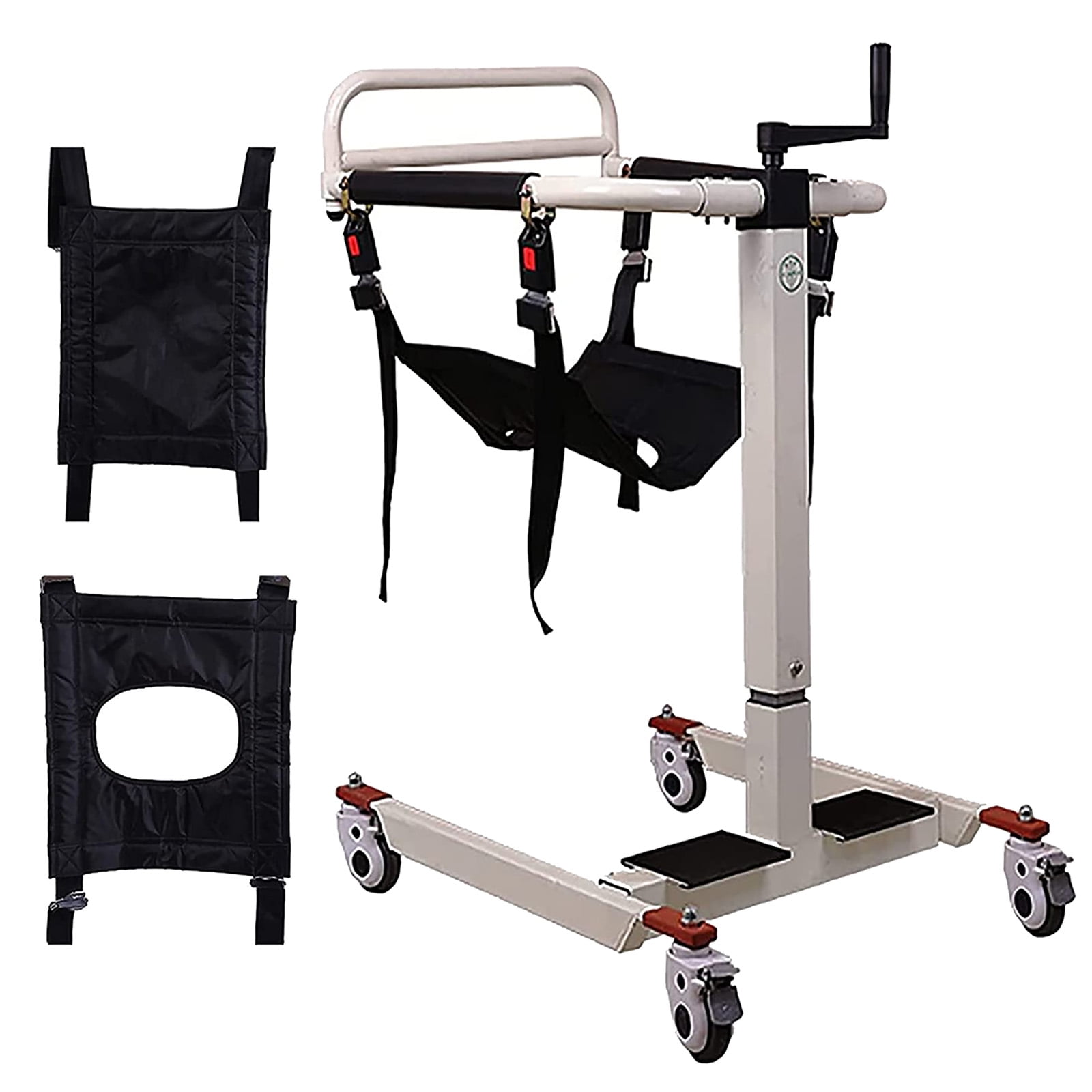 Portable Patient Lift Transfer Chair with 2 Cushions - Home Aid for ...