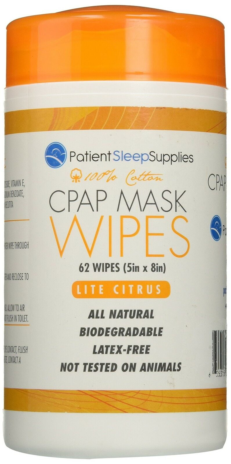 Patient Sleep Supplies CPAP Mask Wipes (Lite Citrus) - Walmart.com