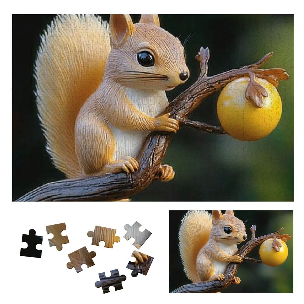 Patifu Challenging Difficult Wood Puzzle for Adults - Squirrel Branch ...