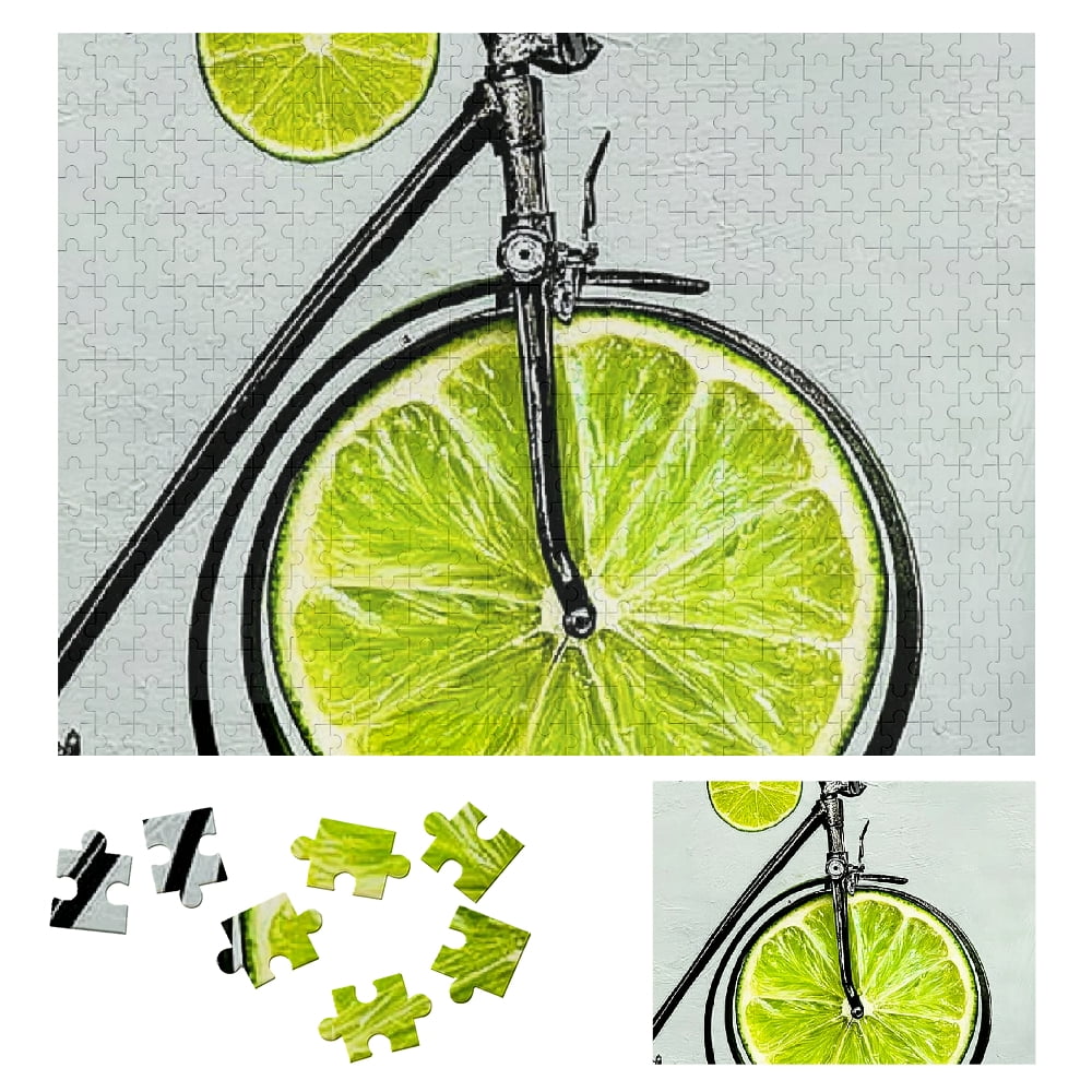 Patifu Challenging Wood Puzzles for Adults - Lime Slice Theme - Ideal ...