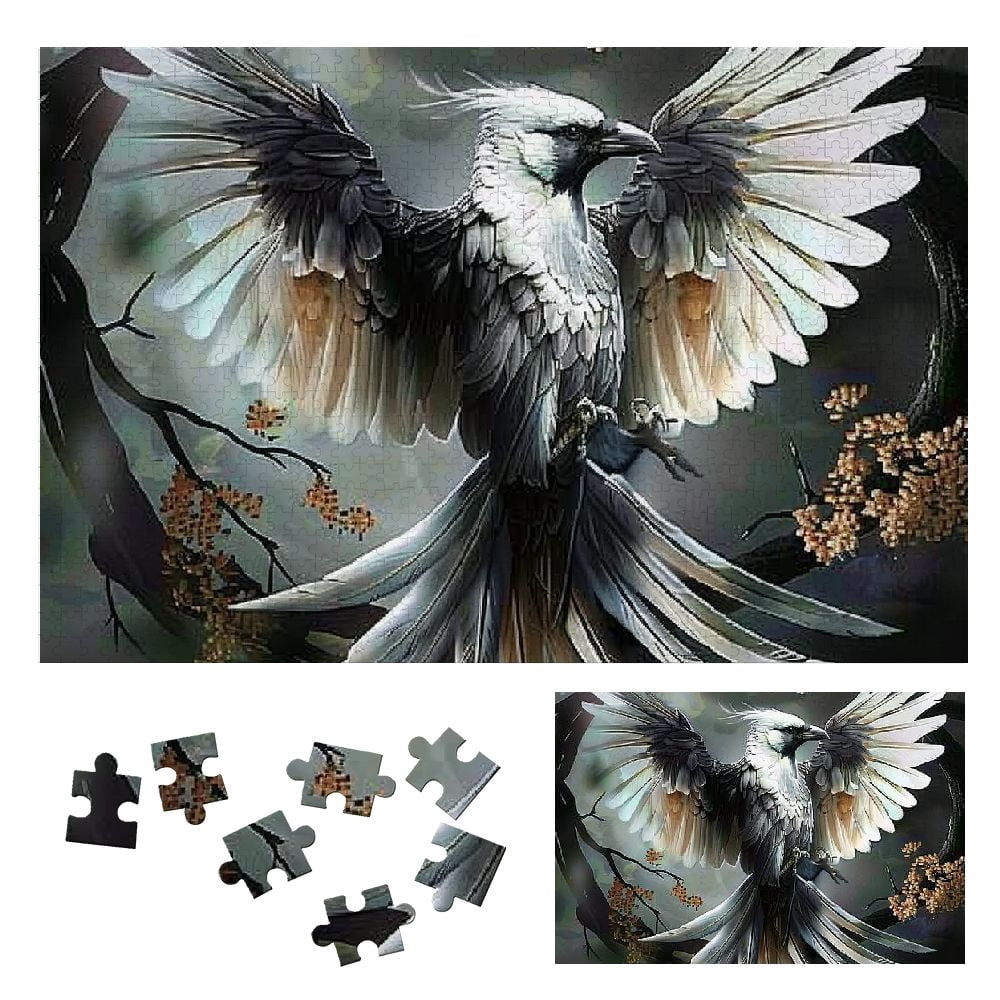 Patifu Fantasy Bird Wings Wood Puzzle Challenge for Adults Mind Game ...