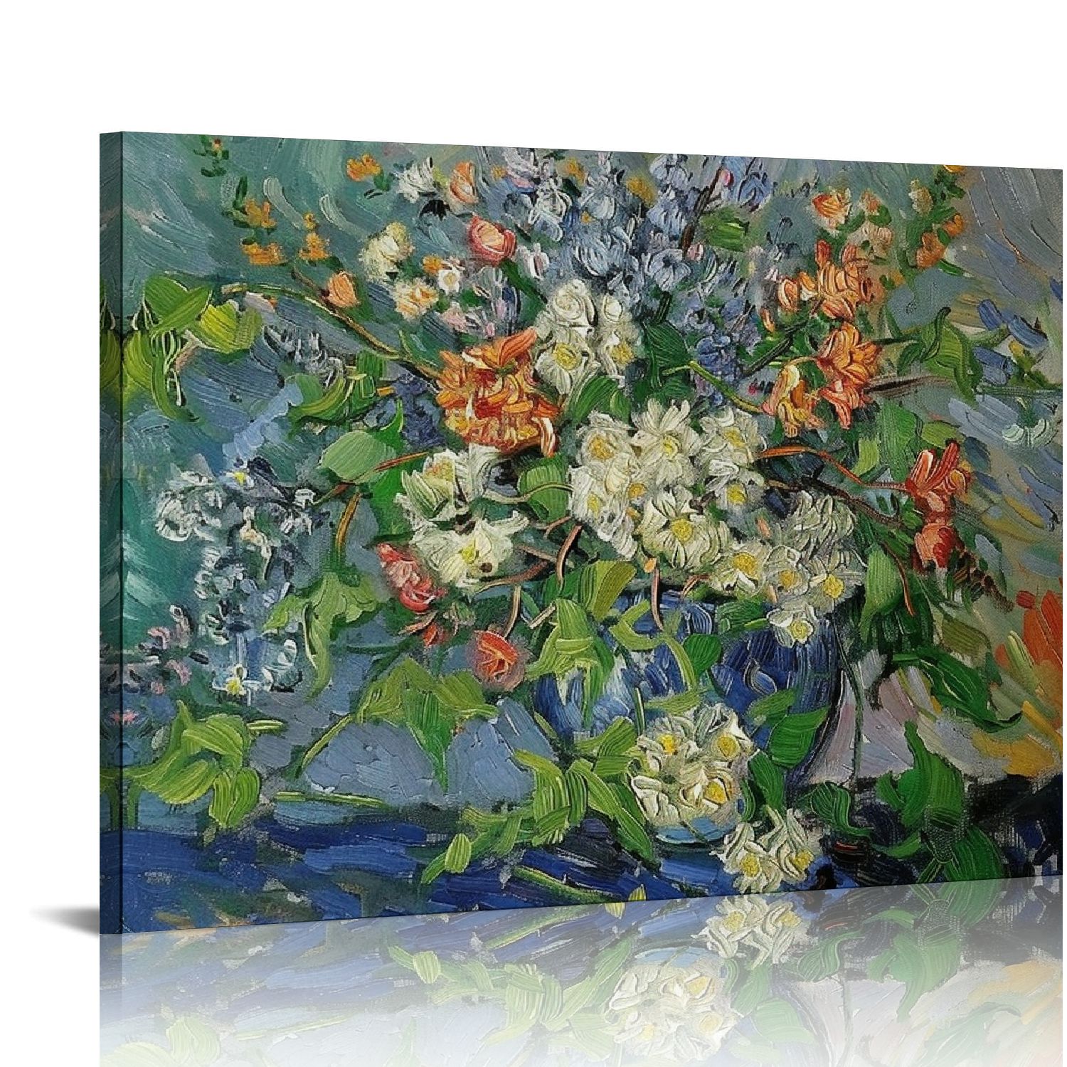 Patifu Flowers Vase Painting Fine Art Aesthetic Kitchen Office ...