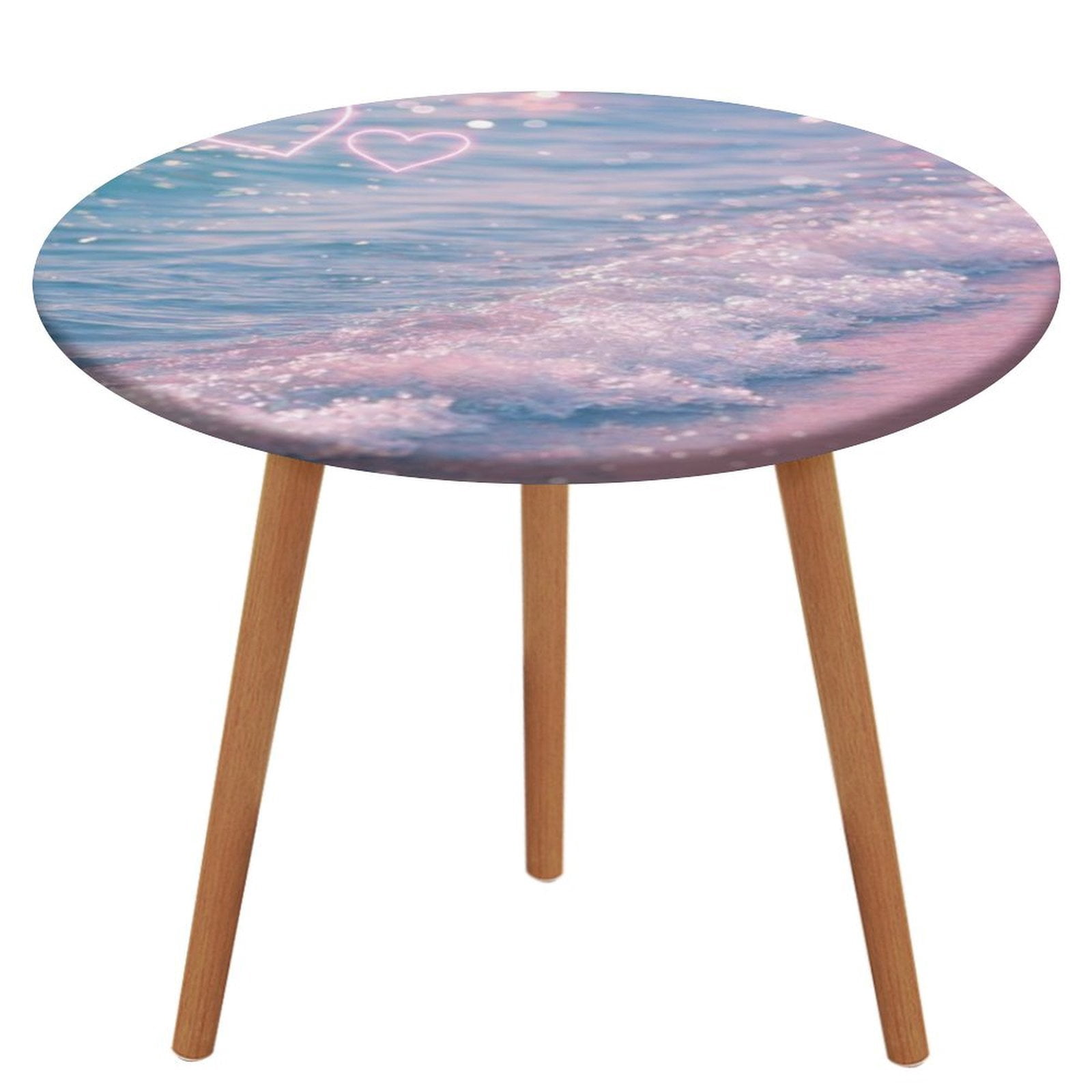 Patifu Heartbeat Tide Table Cloth, Waterproof Oil-Proof, Wipeable Spill ...