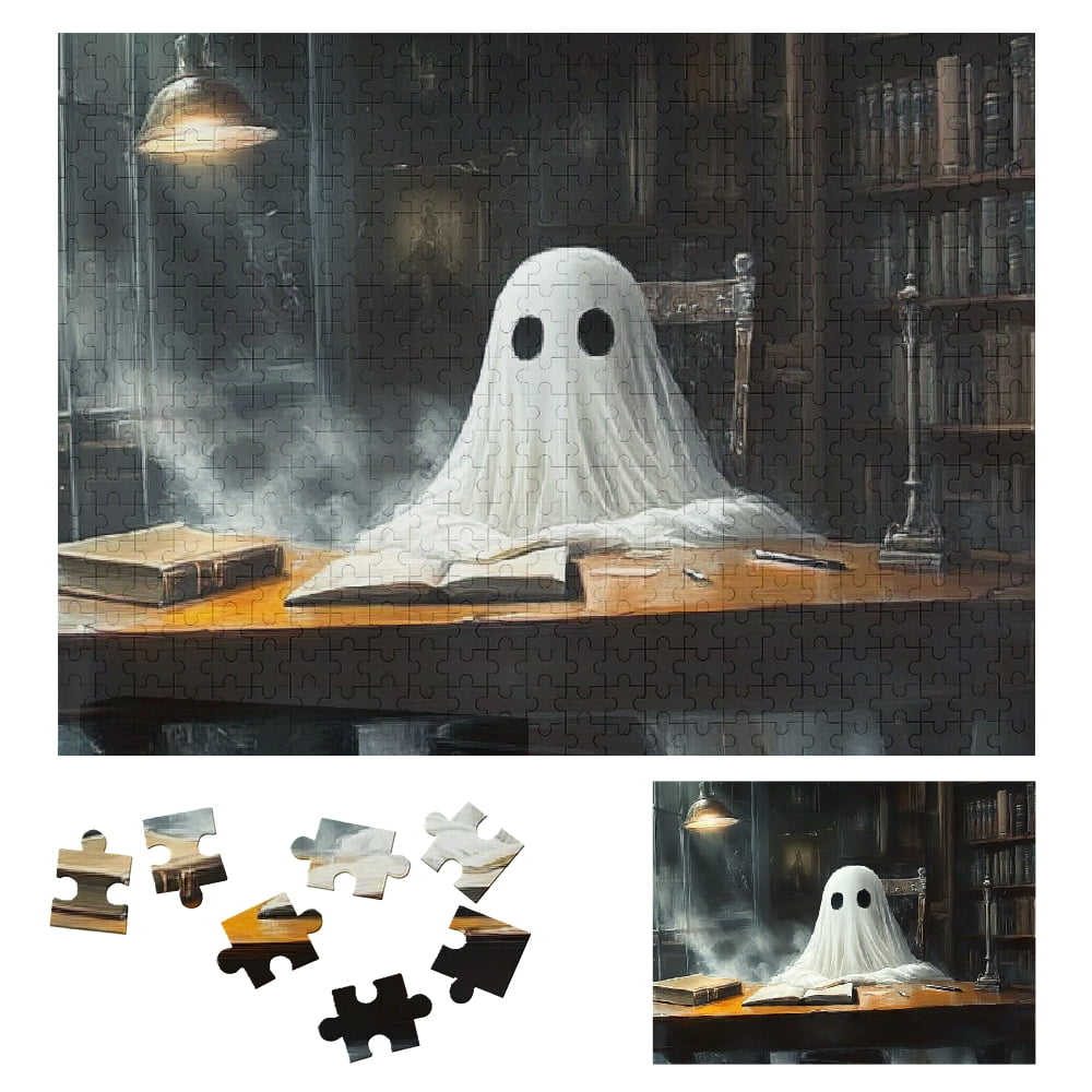 Patifu Impossible Wooden Puzzles Ghost Theme Gift for Family and ...