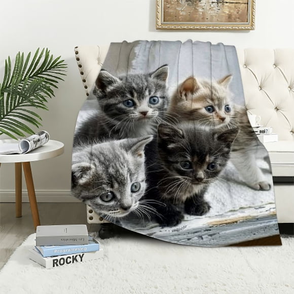 Cat Throw Blanket