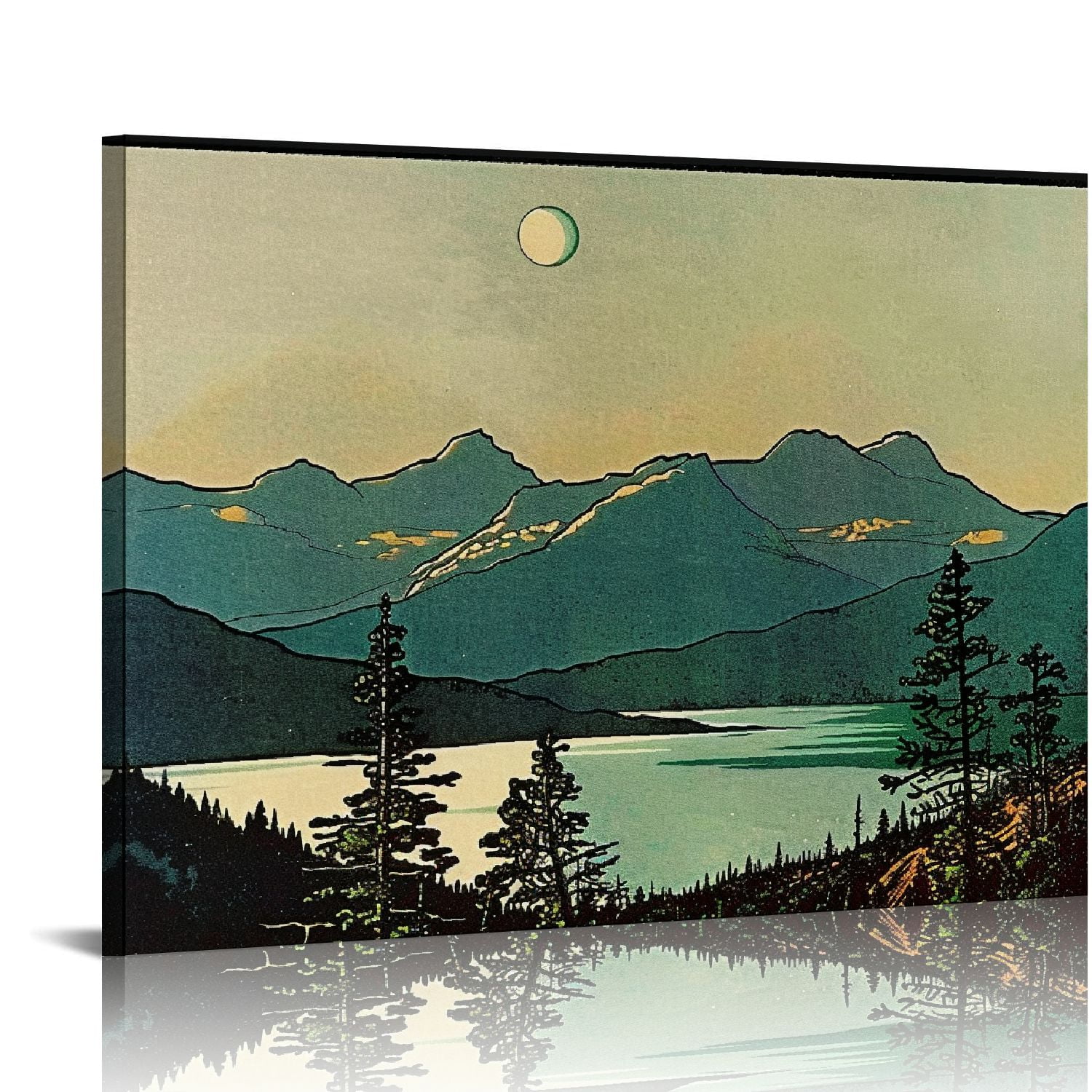 Patifu Moon Fine Art Aesthetic Poster & Print Wall Painting for ...