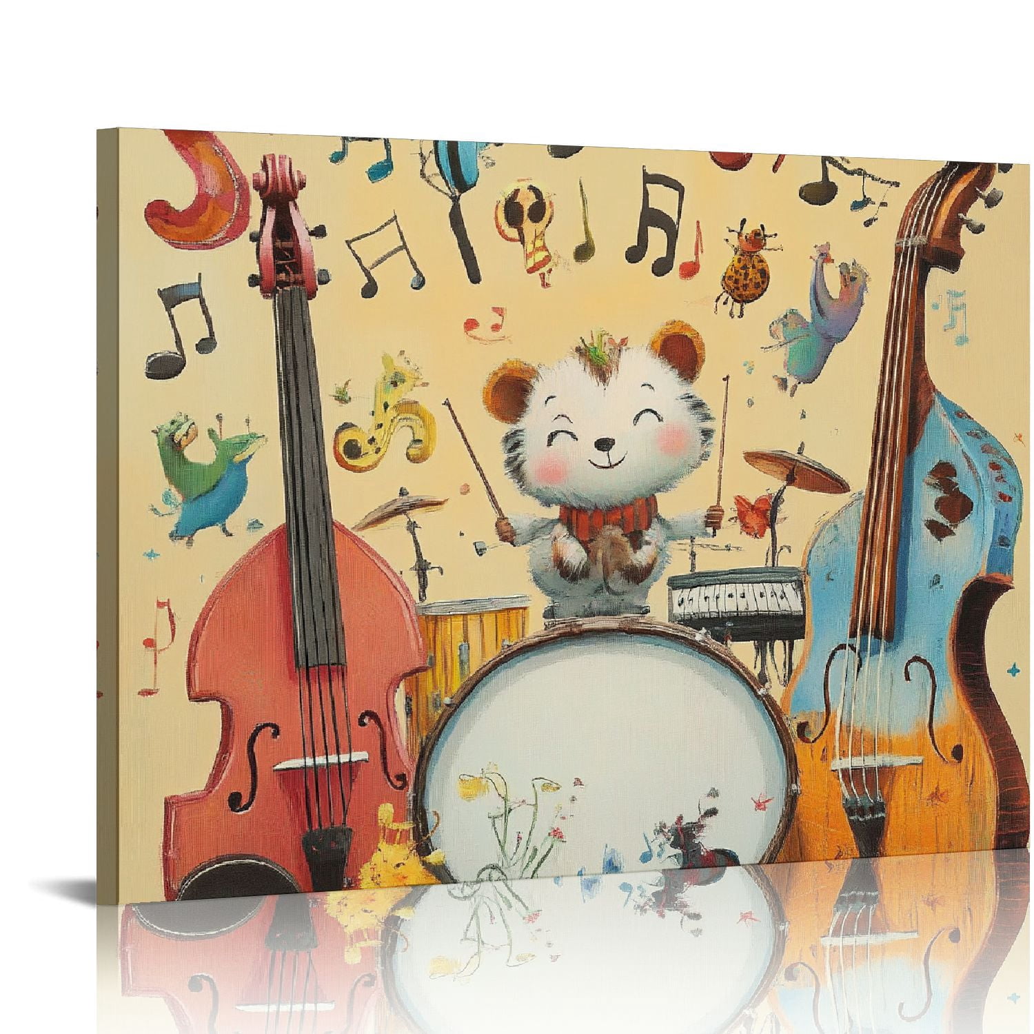 Patifu Musical Instruments Wall Art Decor For Living Room Bedroom ...