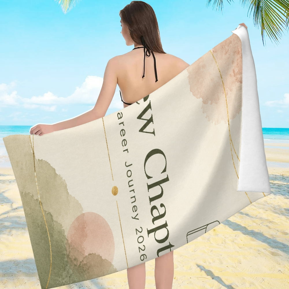 Patifu New Chapter Career Journey 2026 Travel Swimming Bath Towel Ultra ...