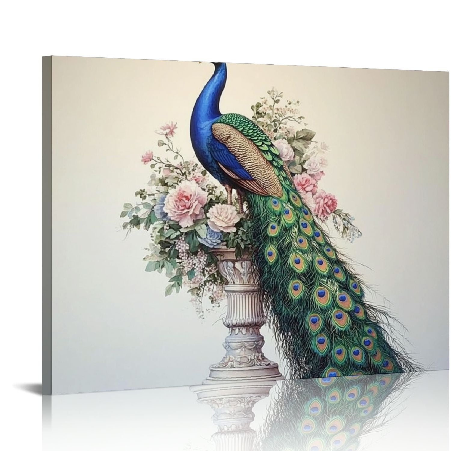 Patifu Peacock Wall Art, Peacock Paintings for Wall, Peacock Pictures ...