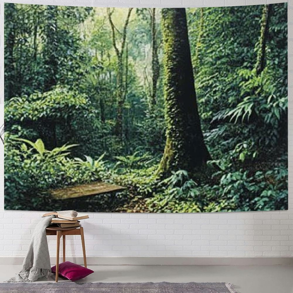 Patifu Rainforest Tapestry, Morning Sunbeam Through Wild Forest Ivy on ...