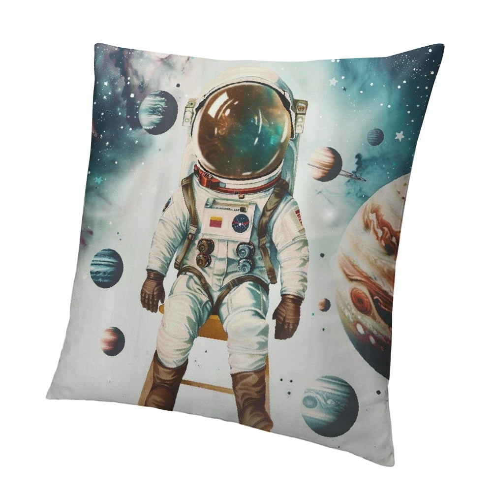 Patifu Space Pillow Covers Space Decor for Boys Room, Space Room ...
