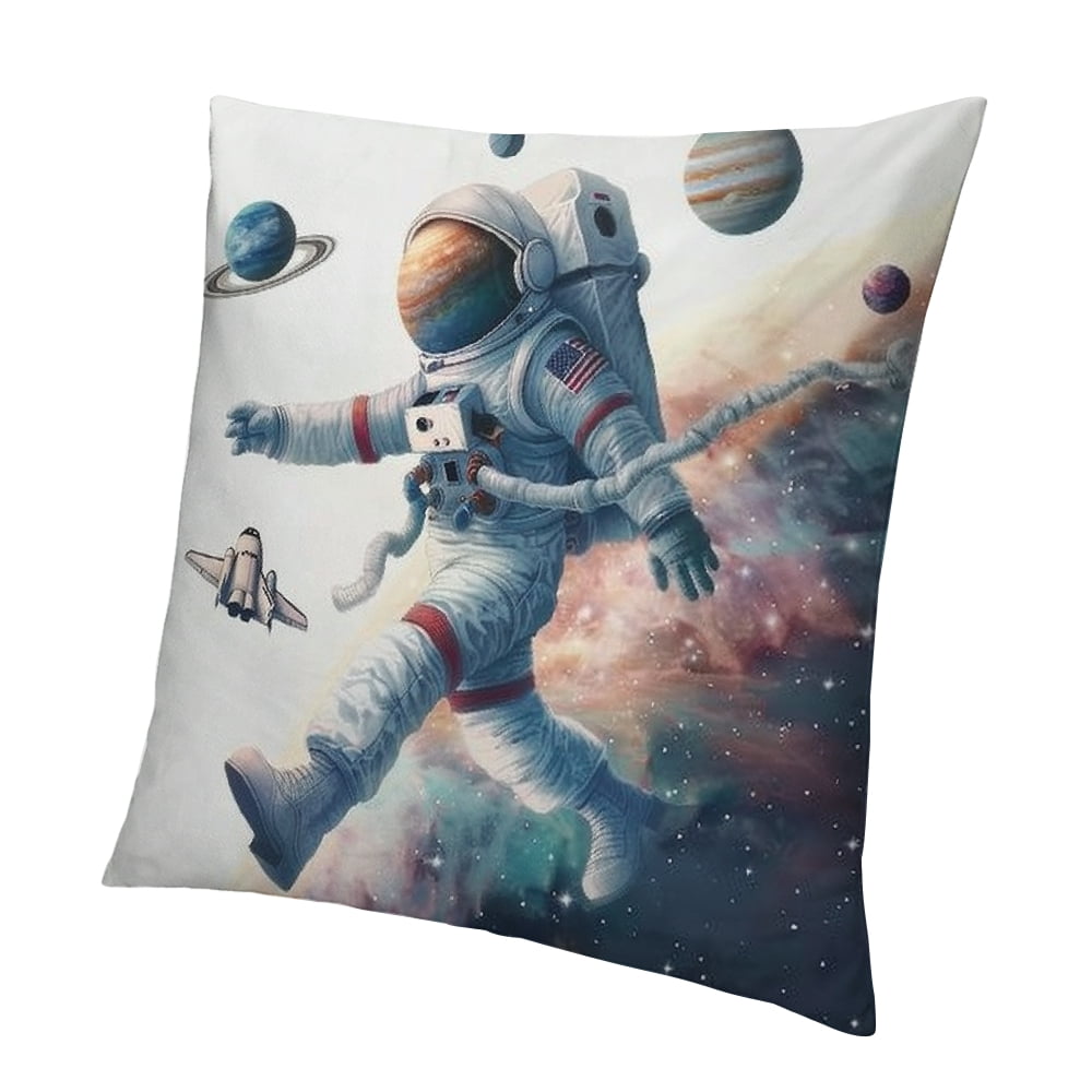Patifu Space Pillow Covers Space Decor for Boys Room, Space Themed ...