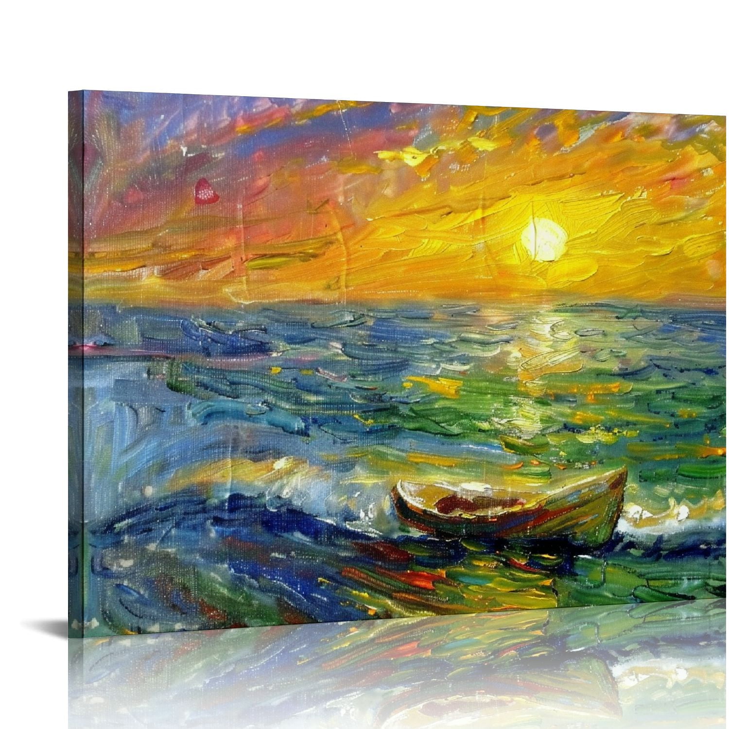 Patifu Sunset Fine Art Aesthetic Poster & Print Wall Painting for ...