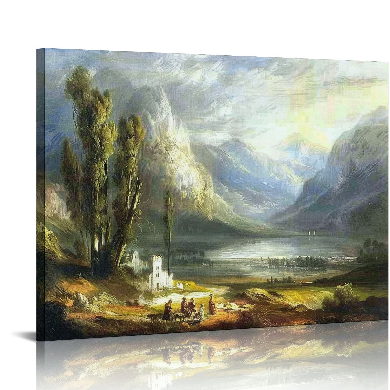 Patifu 《The Bright Stone》Wall Art Canvas Abstract Picture Artwork ...