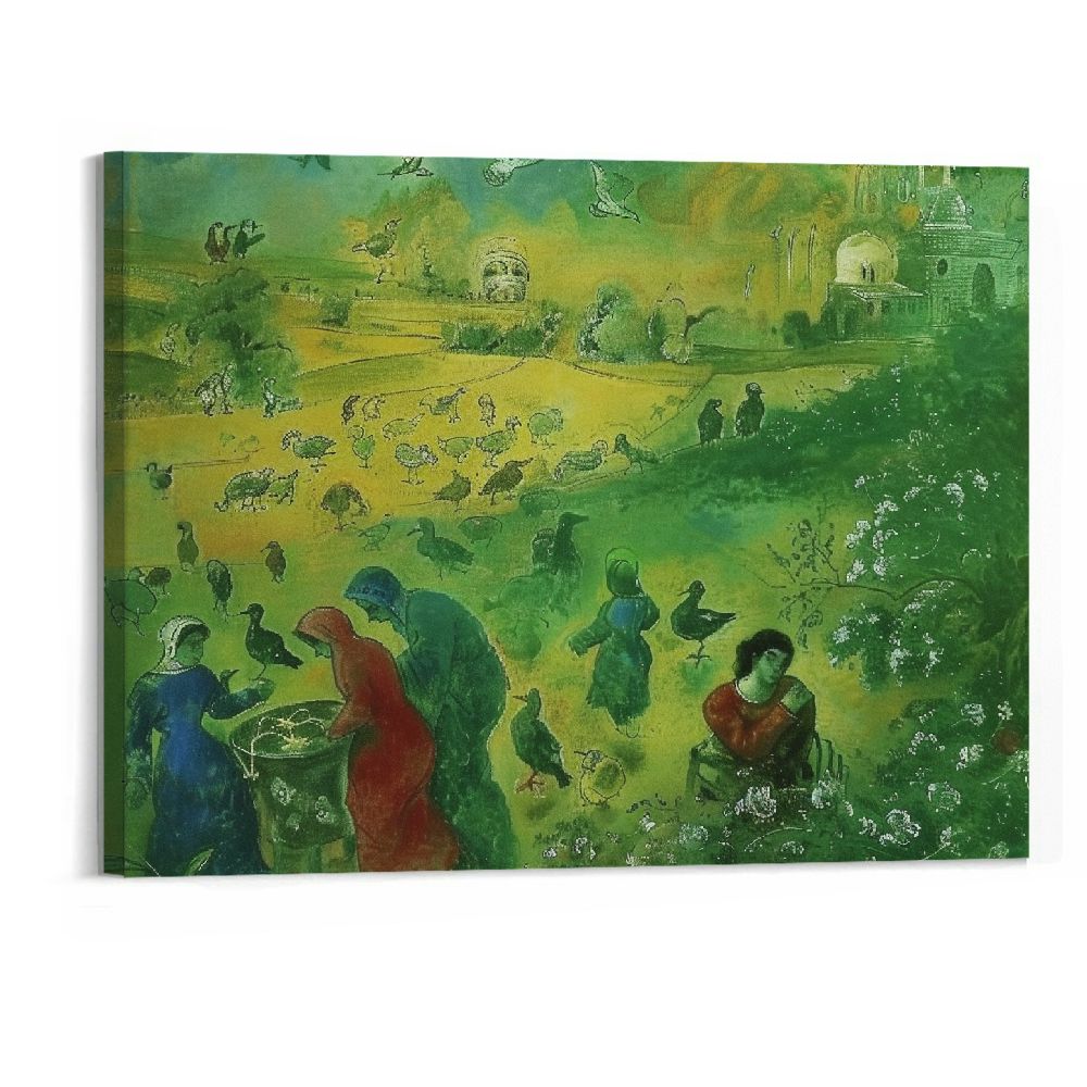 Patifu Wine Harvest by Marc Chagall Oil Painting Reproduction Gifts ...