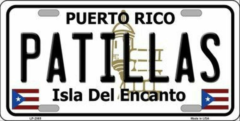 Patillas Puerto Rico License Plate / Sign / Plaque - Aluminum ( 12 inch ...
