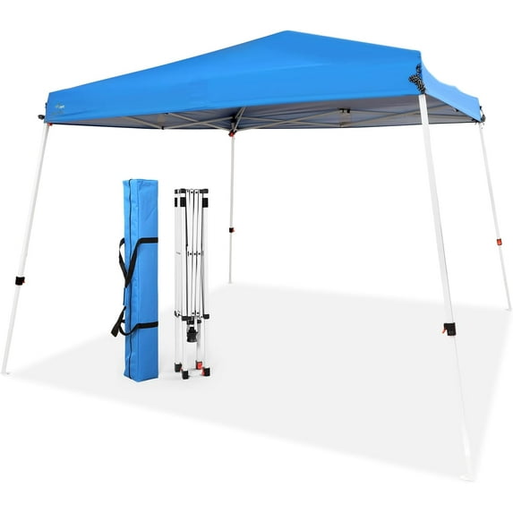 Patio 10x10 Slant Leg Canopy Tent, Portable Commercial Canopies Shelter ...