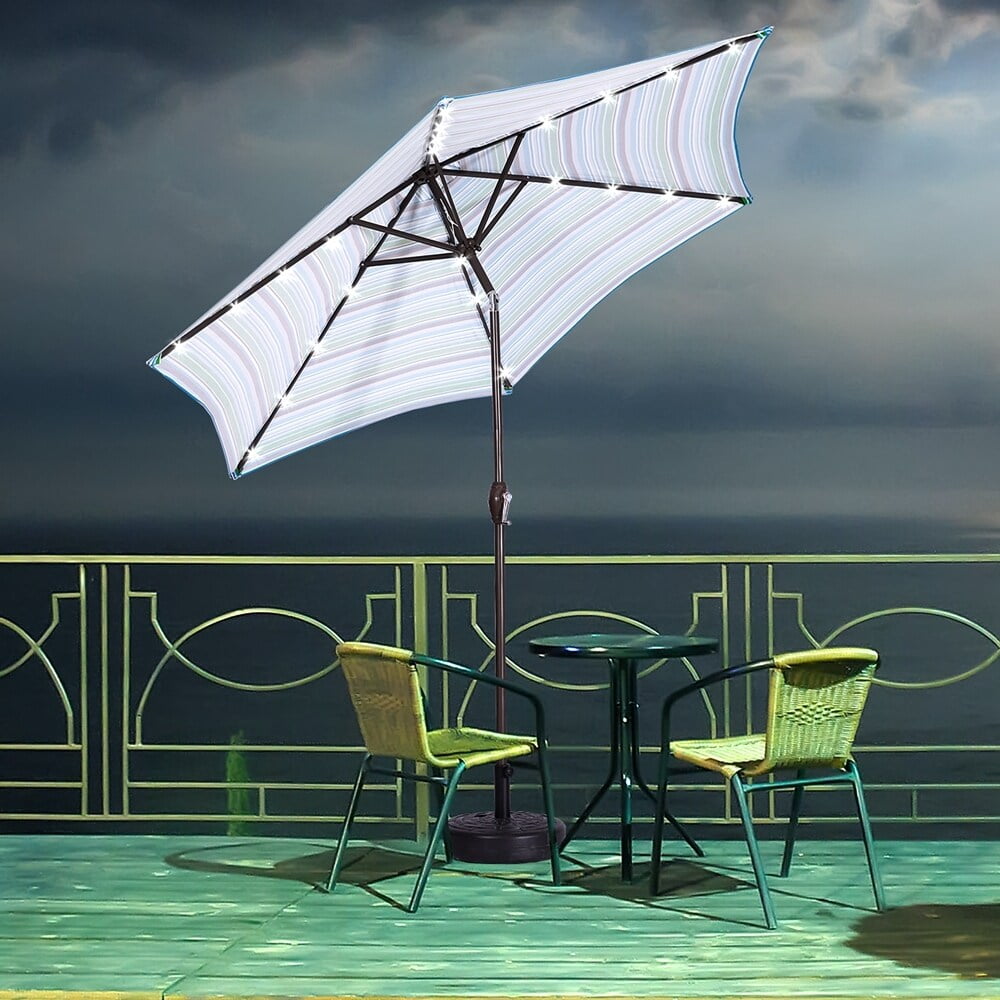 Patio 8.7-Feet Market Table Umbrella Blue - Walmart.com