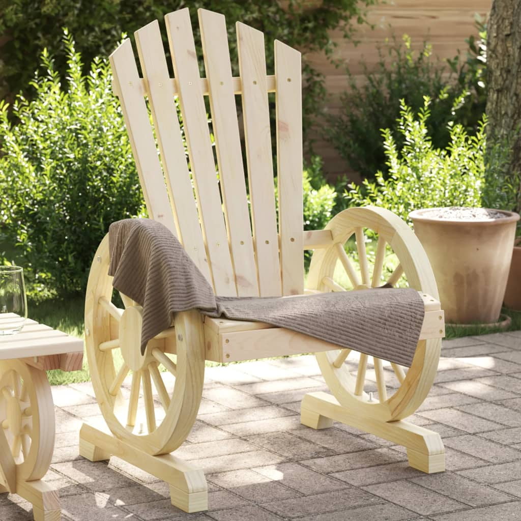 Patio Adirondack Chair Solid Wood Fir - Walmart.com
