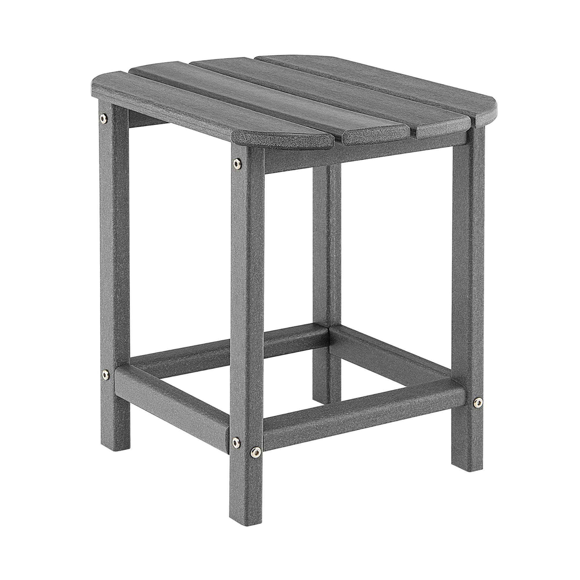 Patio Adirondack Table Small Outdoor Side Table Outside End Table Grey ...