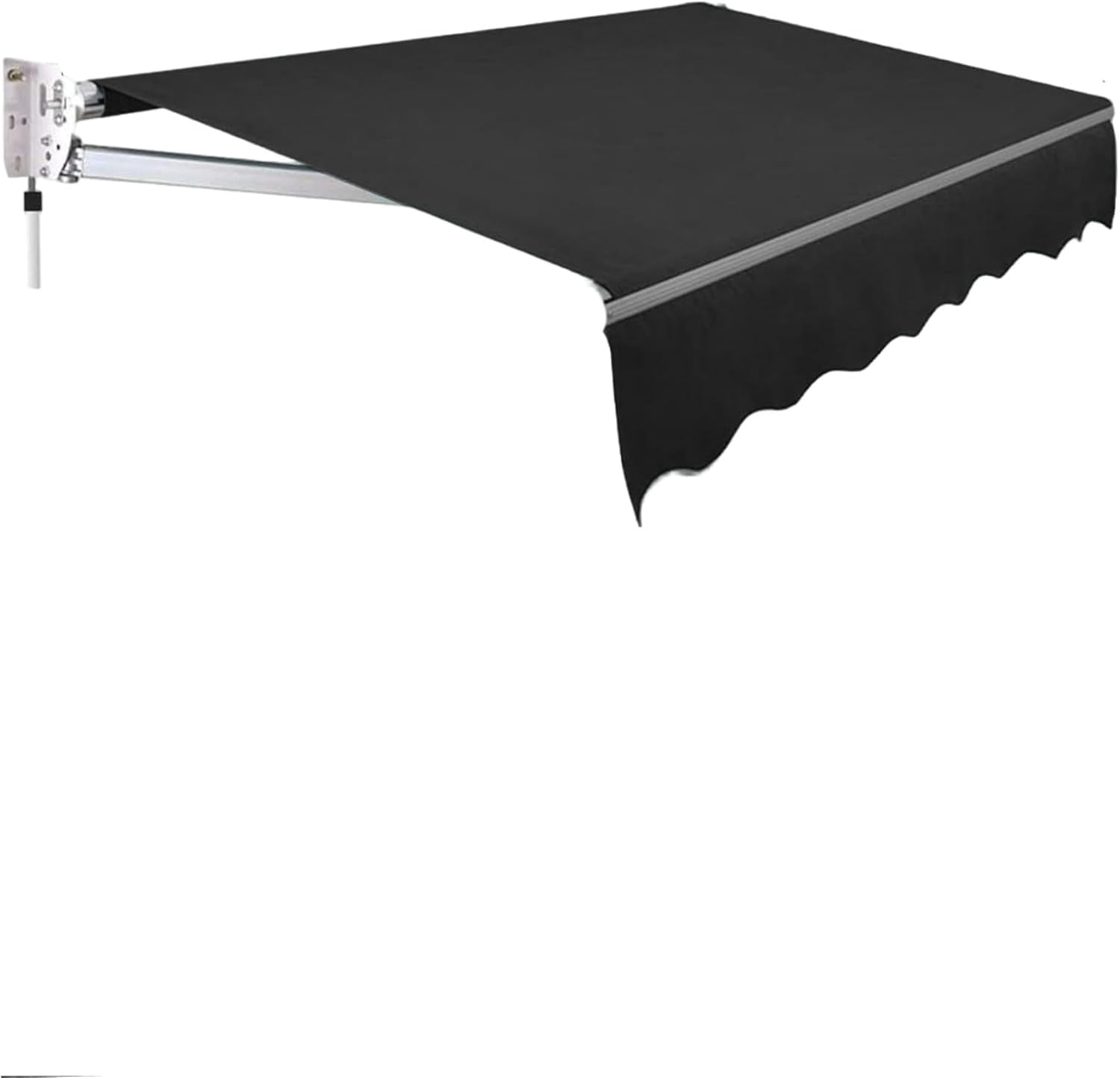 Patio Awning Retractable Retractable Awning, 8x6.5ft Sun Shade Canopy ...