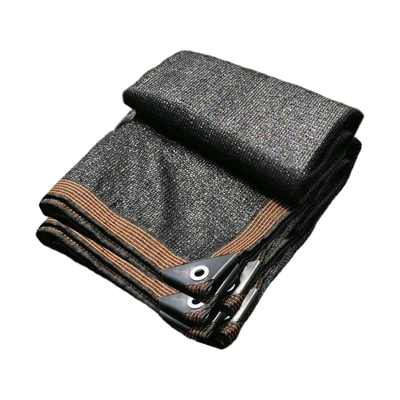 Patio Backyard Mesh Sun Shade Netting 35x118Inches Black, Heat ...