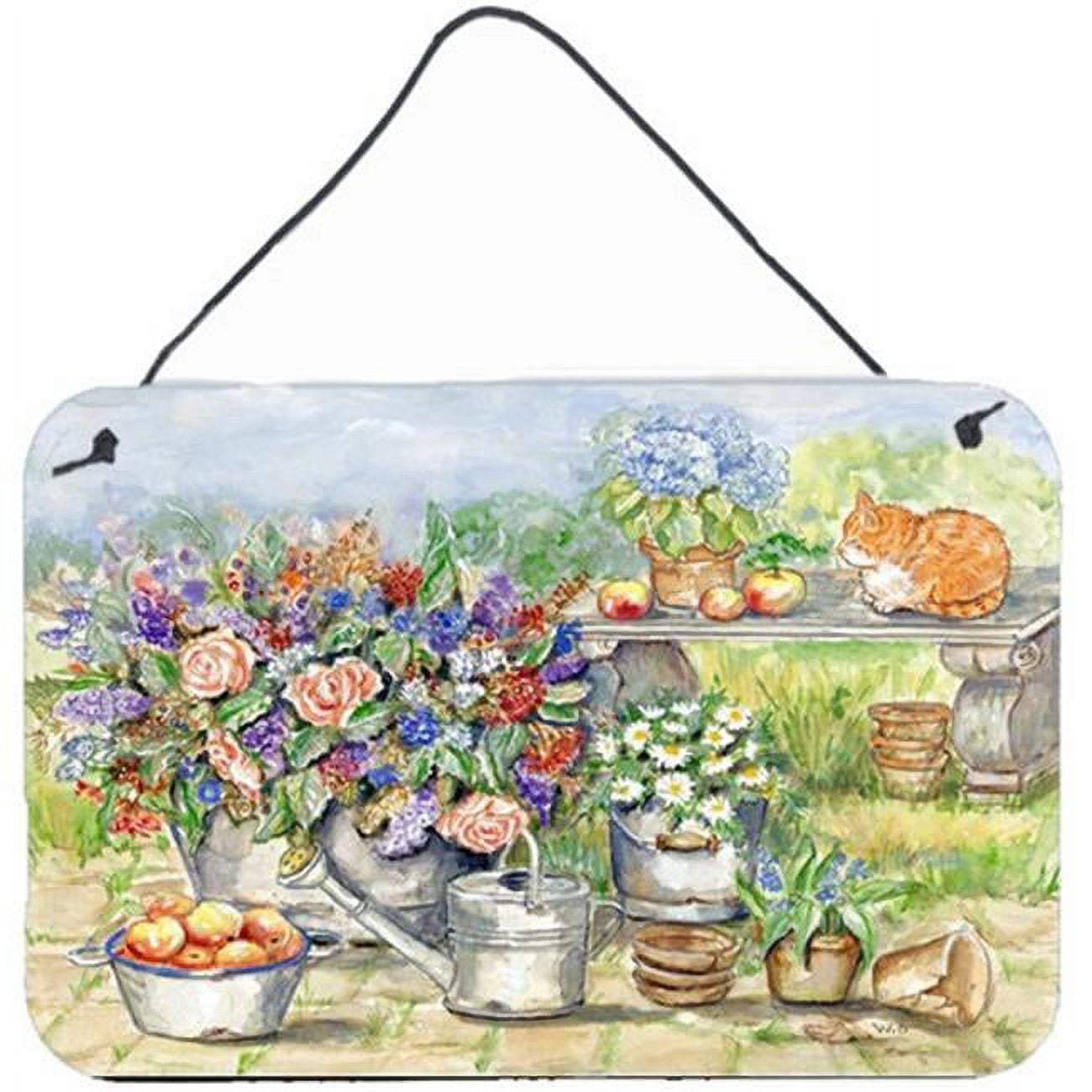 Patio Bouquet & Cat Wall or Door Hanging Prints - Walmart.com