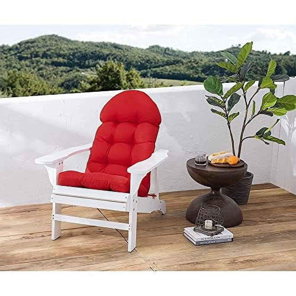 NOBRAND Outdoor Rocking Chair Cushion, Adirondack Chair Pad, Sunscreen ...