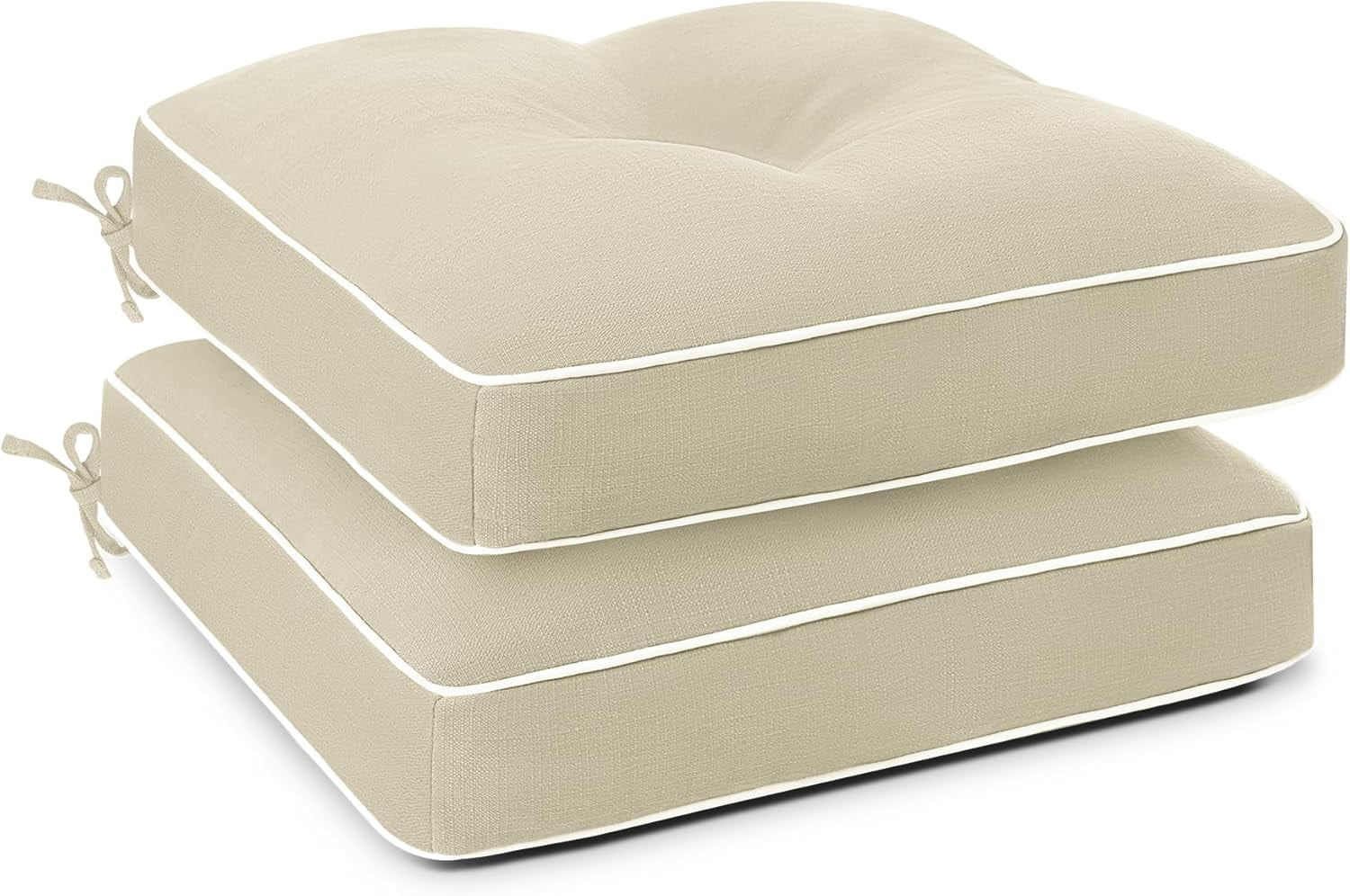 Patio Chair Cushions 17 × 17 Inch Water Resistant & 3-Year Color ...