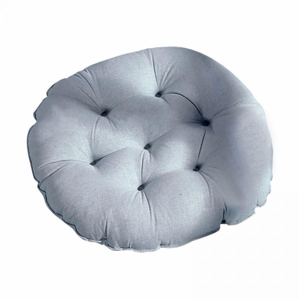 Patio Chair Cushions Round Seat Pillows - Floor Pads 22" x 22" Throw ...