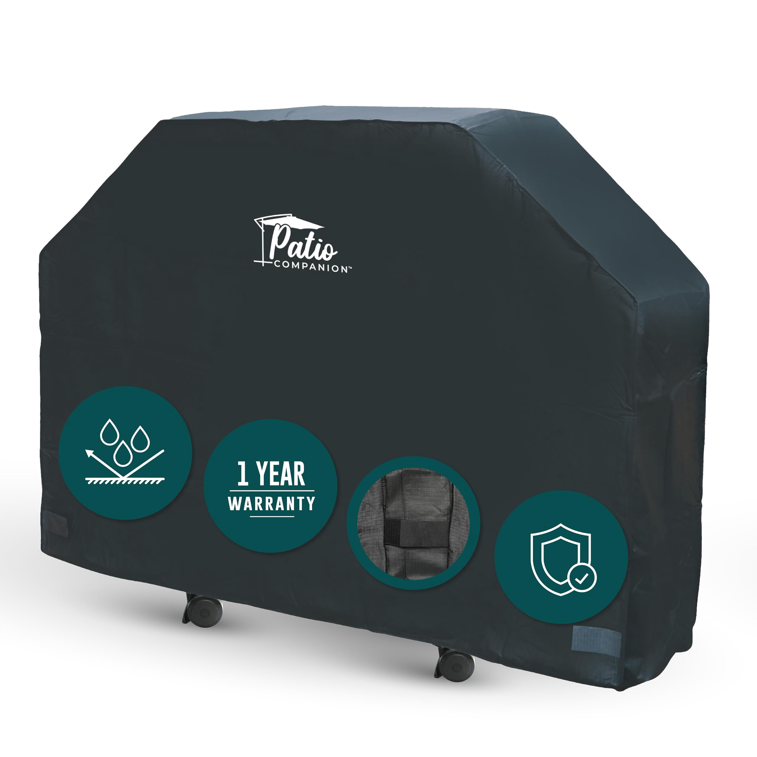 Patio Companion Essential, 53 Inch BBQ Grill Cover, 1 Year Warranty ...