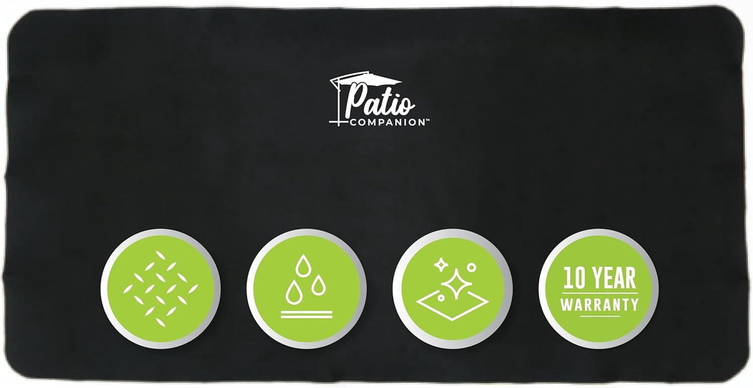Patio Companion Premium 60×30 inch Under Grill Mat 10 Year Warranty ...