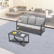 Better Homes & Gardens Bellamy 4 Piece Patio Conversation Set - Walmart.com