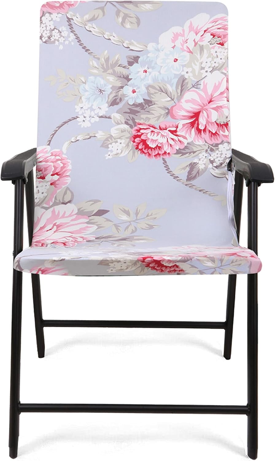 Patio Dining Chair Covers, Outdoor Steel Sling Folding Chair Covers ...