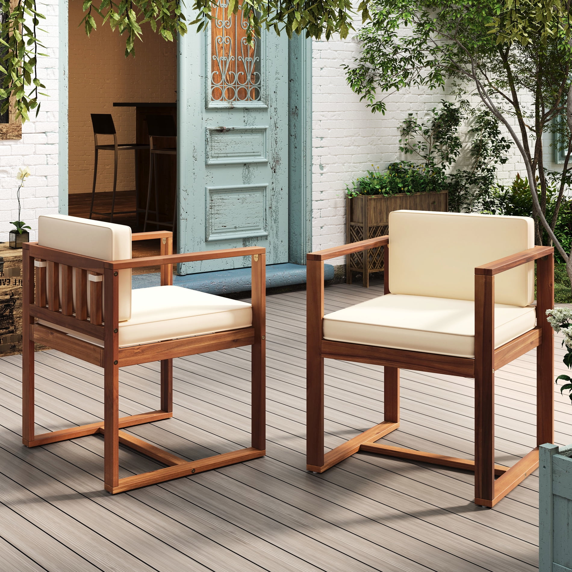 Patio Dining Chairs ( Of 2) - For Unrivaled Sitting Enjoyment ...