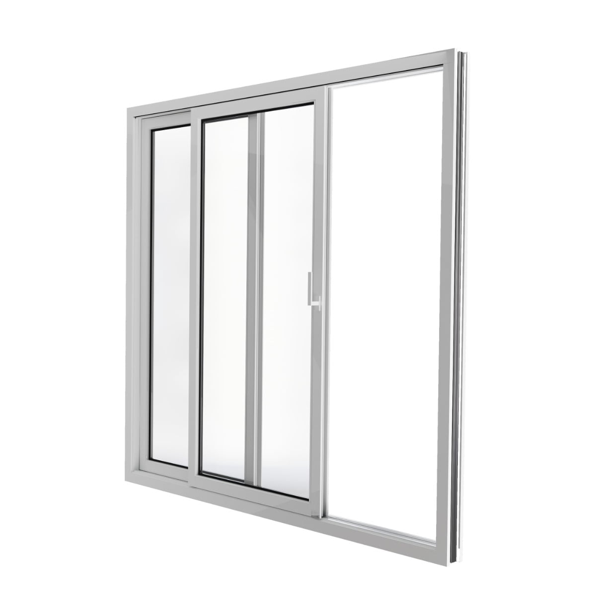 Patio Exterior Metal-Plastic Sliding Doors / Patio 8166 White Silk 64 ...