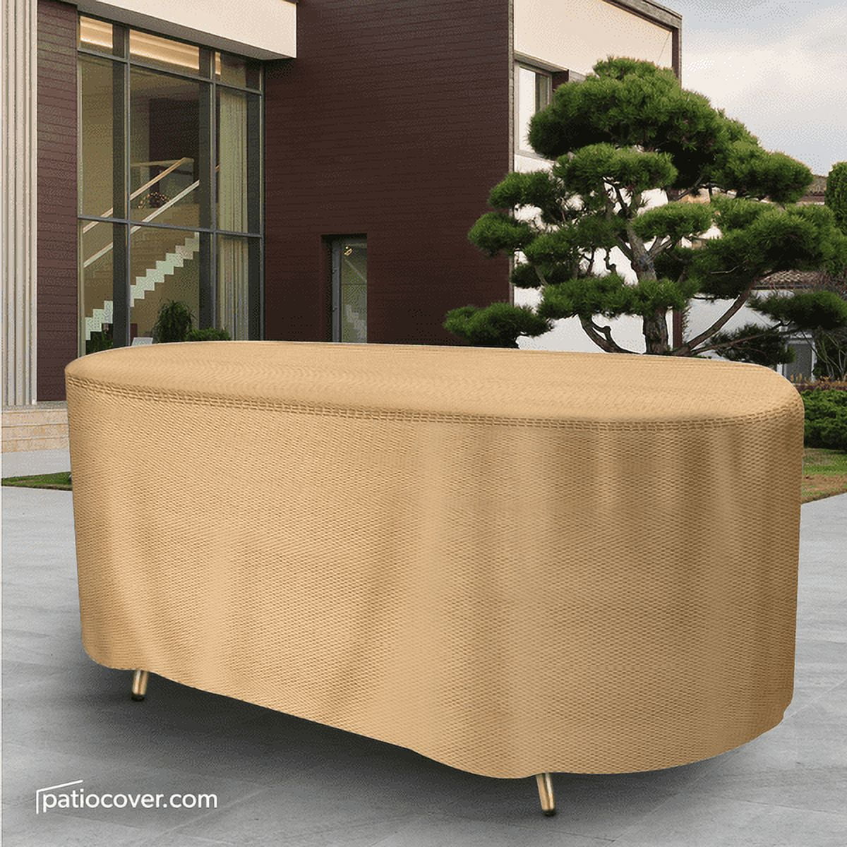 Patio Extra Large Waterproof Oval Table Cover - Outdoor Patio Table ...