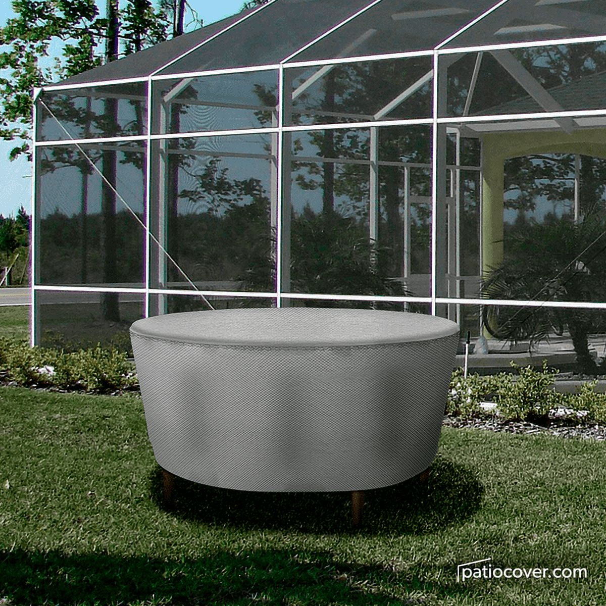 Patio Extra Large Waterproof Table Cover - Outdoor Round Side Table ...