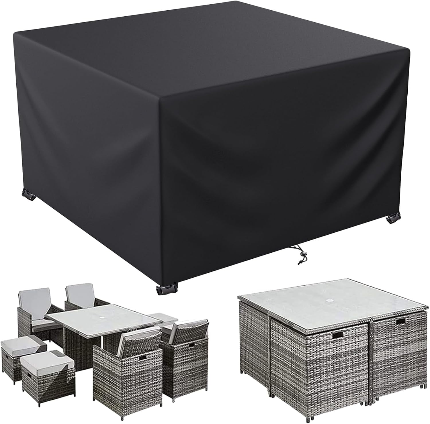 Patio Furniture Cover ,Waterproof Outdoor Sectional Couch Set Covers ...