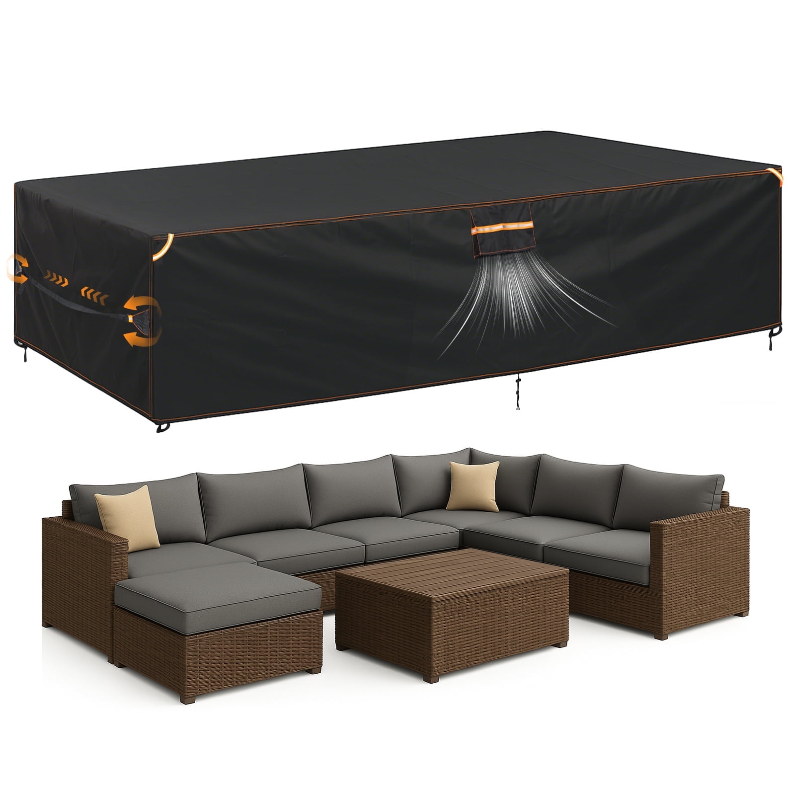 Patio Furniture Covers Waterproof Outdoor Couch Patio Dining Table ...