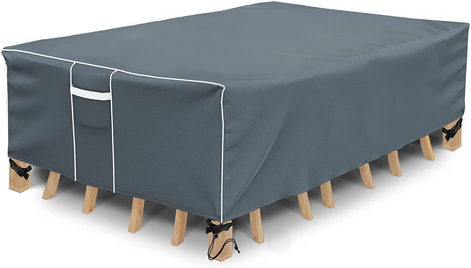 Patio Furniture Covers Waterproof, Square Outdoor Table Cover, 500D ...