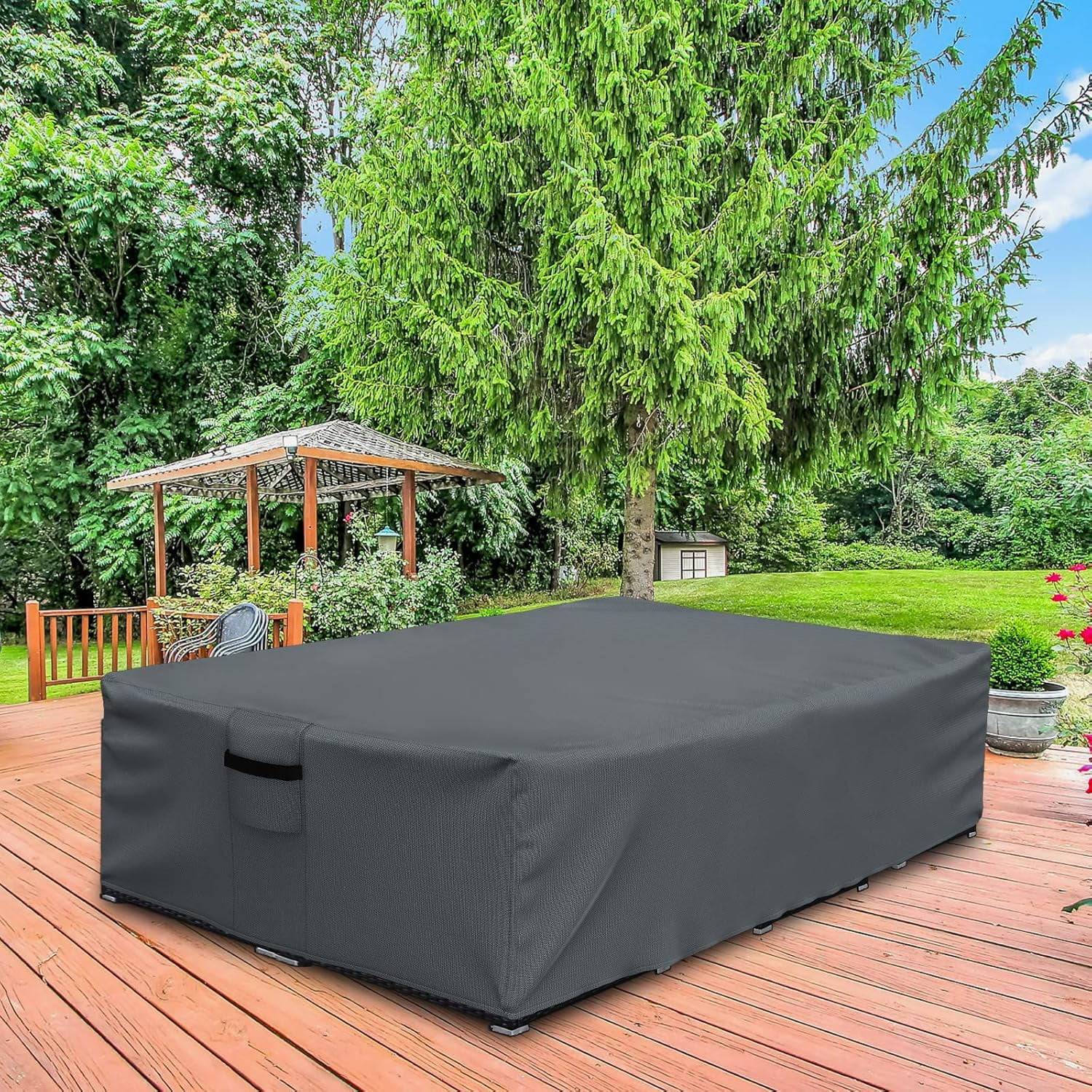Patio Furniture Covers Waterproof for Coffee Table Cover, Heavy Duty ...
