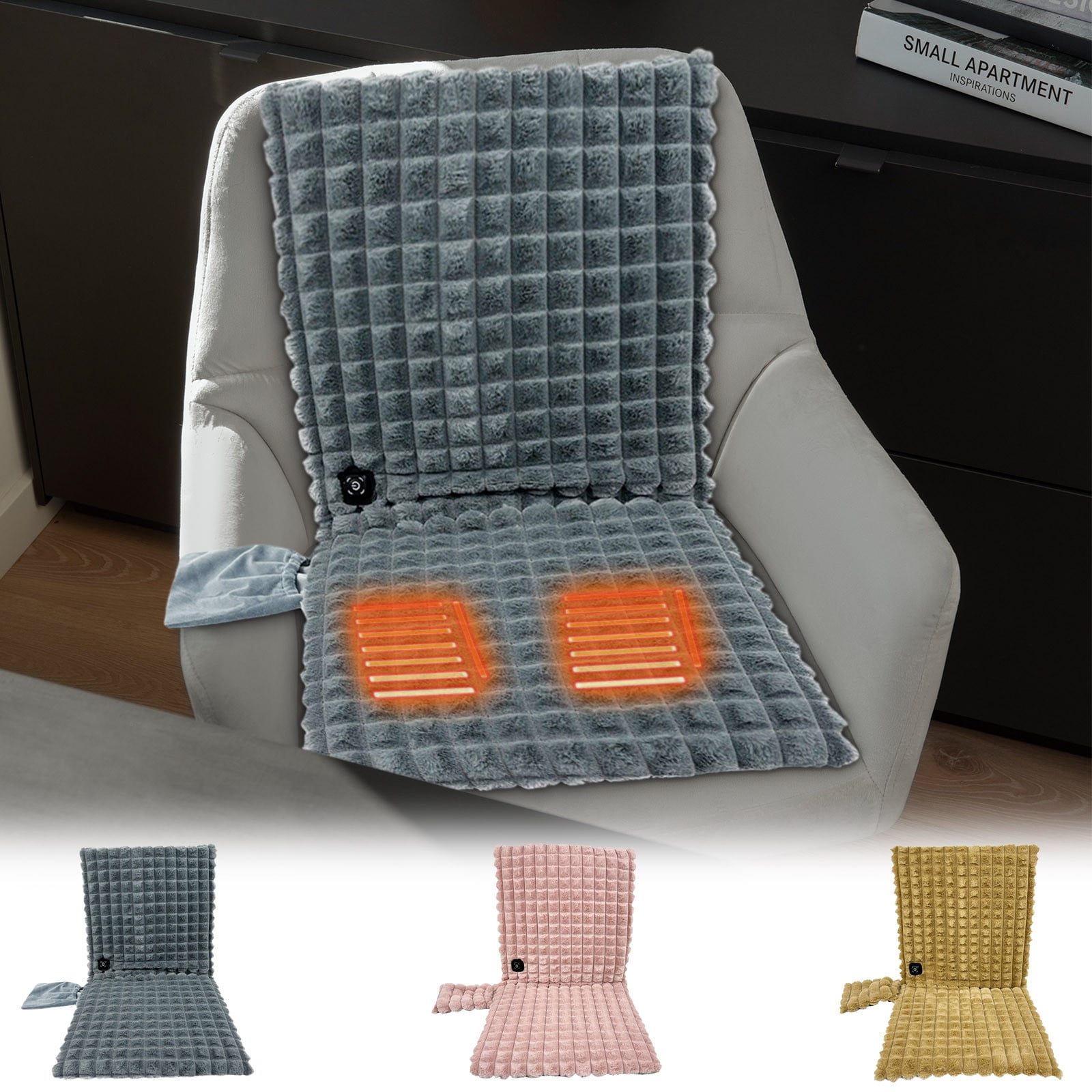 Patio Furniture Cushionss 28x24 USB Heating Seat Cushions Office ...