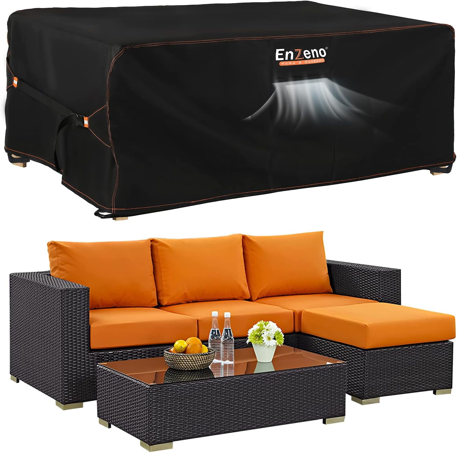 Patio Furniture Set Cover, Outdoor Sectional Sofa Couch Set Covers ...