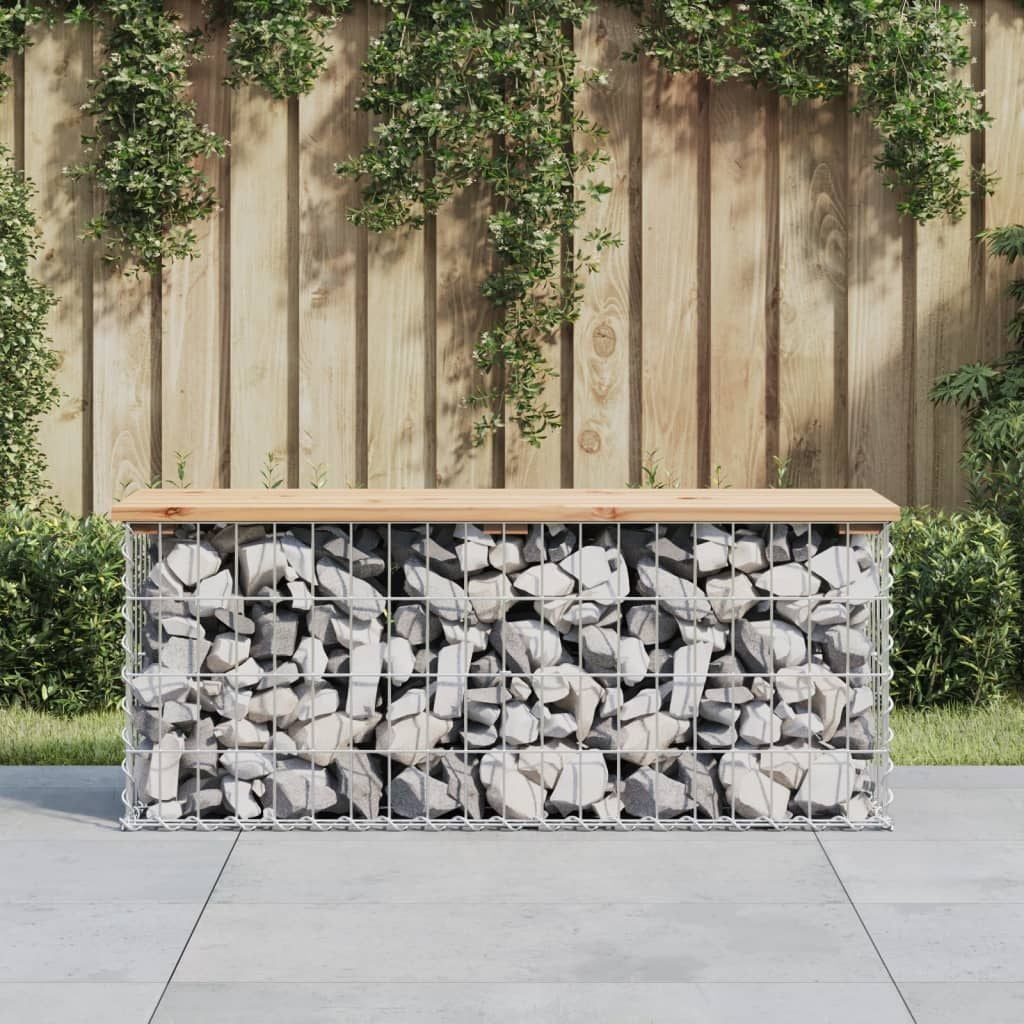 Patio Gabion Design 40.6"x12.4"x16.5" Solid Wood Pine Brown - Walmart.com