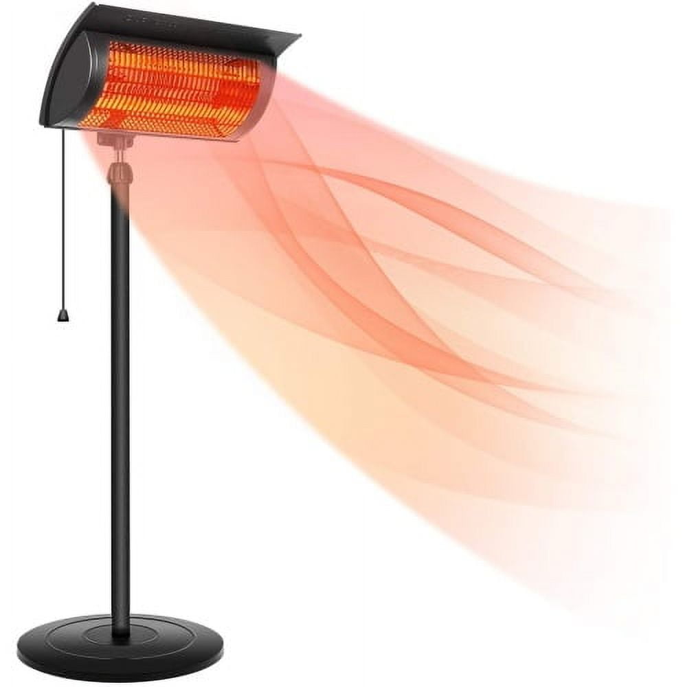 Outdoor Infrared Patio Heater with 3 Modes, Rapid Heating, Waterproof ...