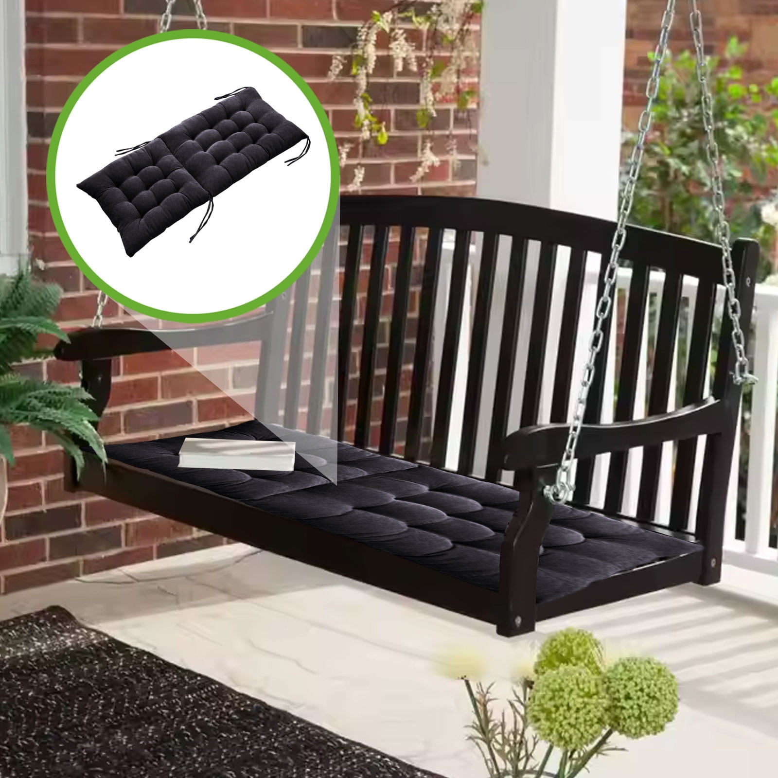 Patio Indoor Outdoor Chair Cushion Seat Pads Garden High Back Chair ...